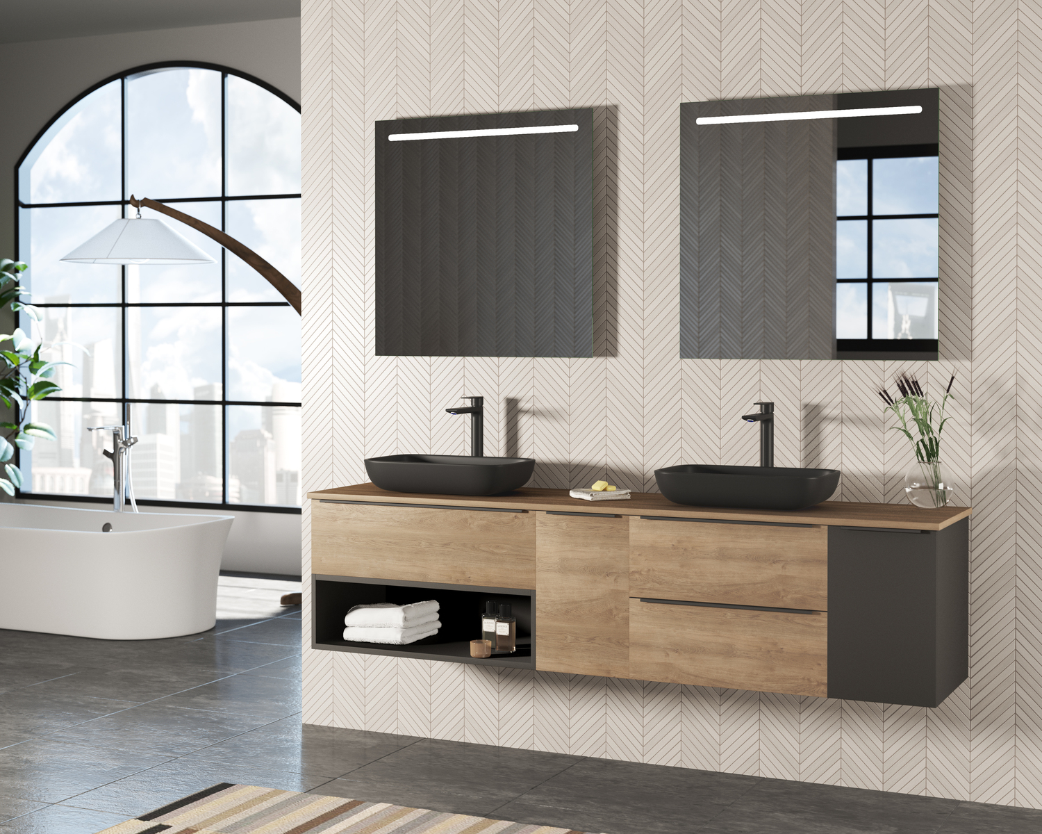 · Muebles de baño modulares - Baños de diseño moderno Stillo